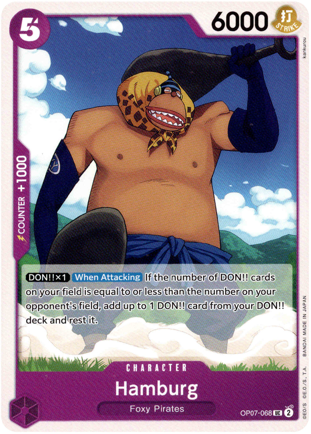 Hamburg - OP07-068UC - 500 years in the Future – Card Cavern Trading Cards, LLC