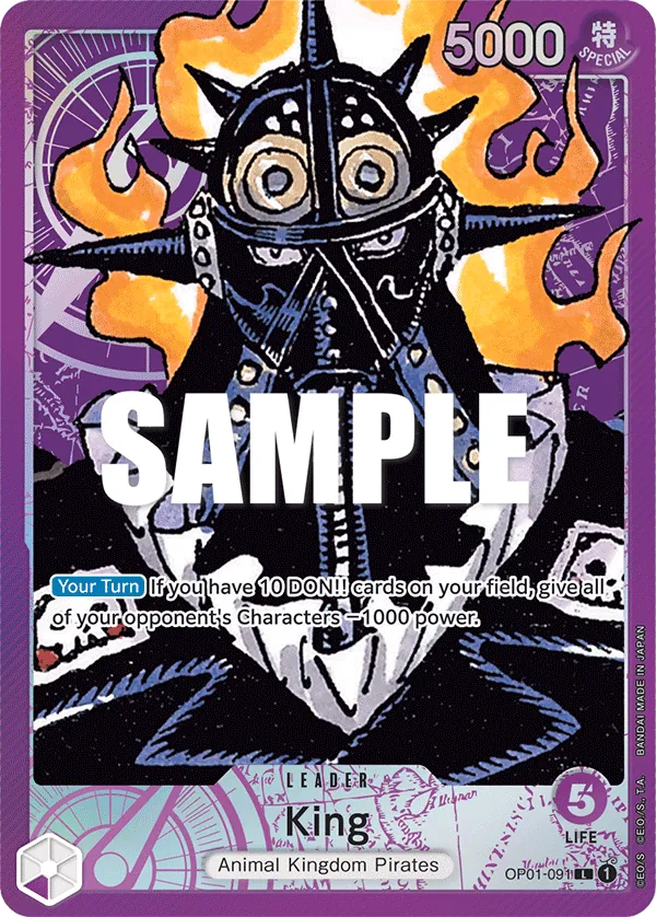 King Parallel - OP01-091 L - Romance Dawn - Foil – Card Cavern Trading Cards, LLC