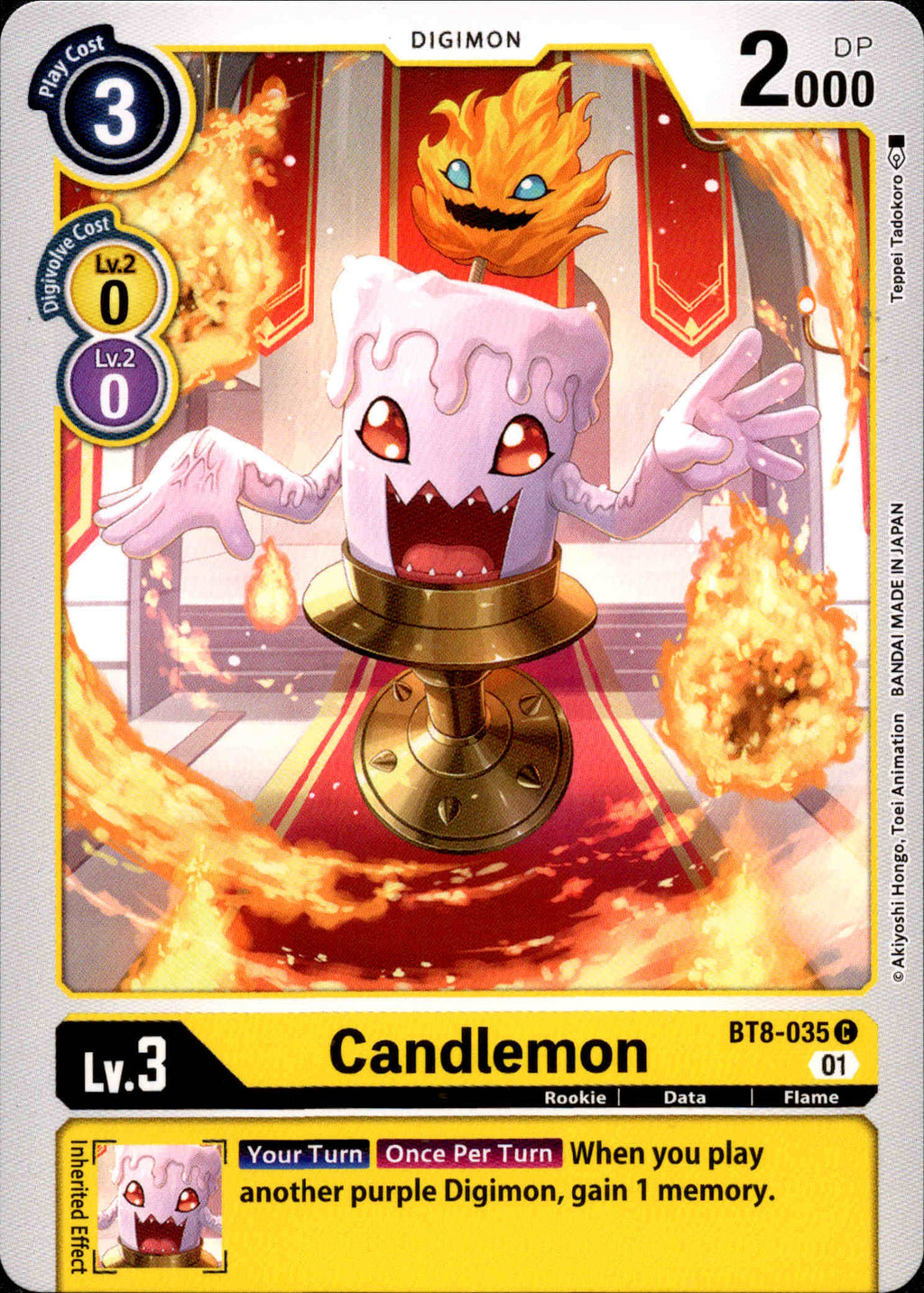 Candlemon - BT8-035 C - New Awakening – Card Cavern Trading Cards, LLC