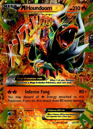 Pokemon Mega Houndoom Card