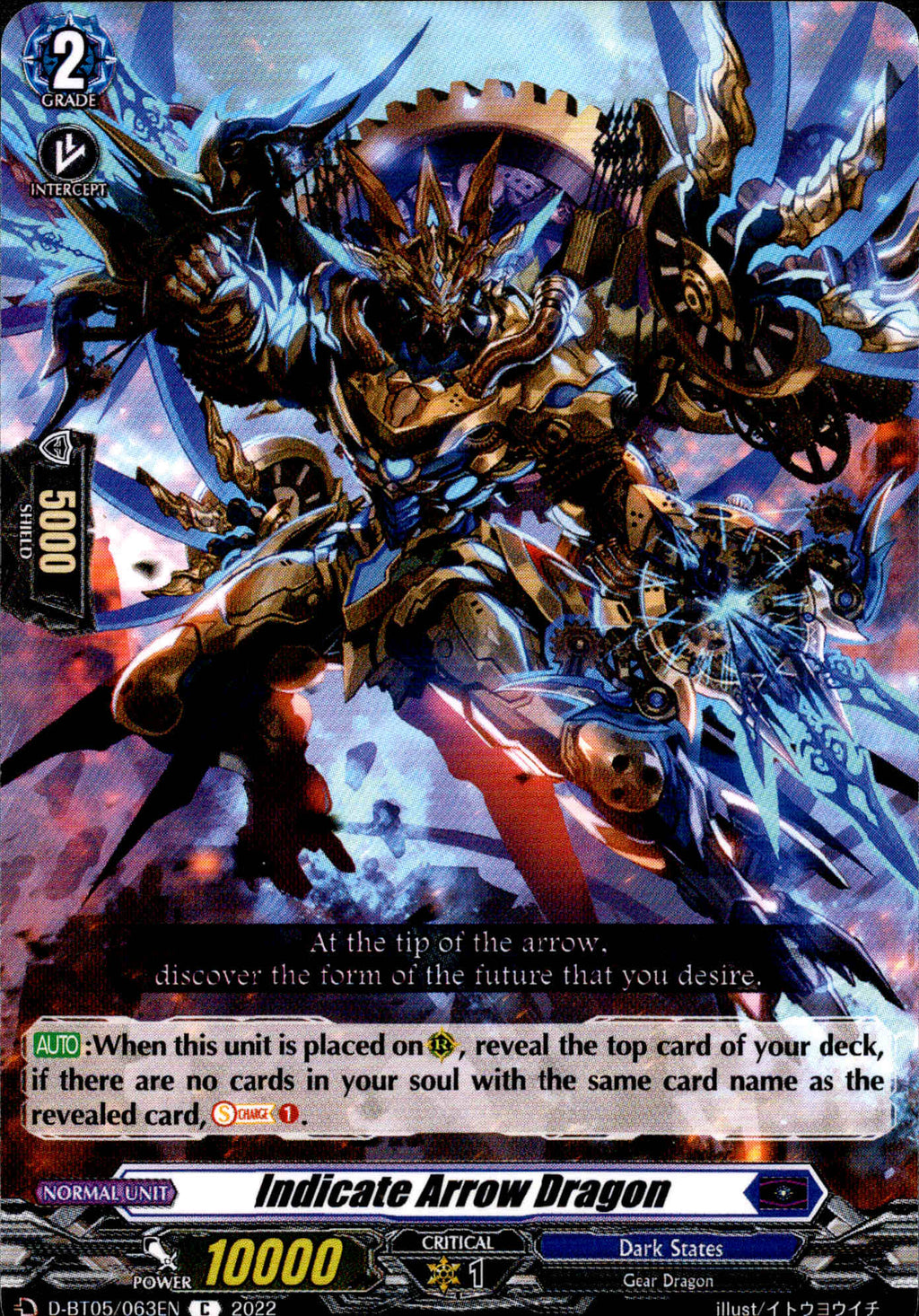 Indicate Arrow Dragon - D-BT05/063 - Triumphant Return of the Brave He – Card Cavern Trading ...
