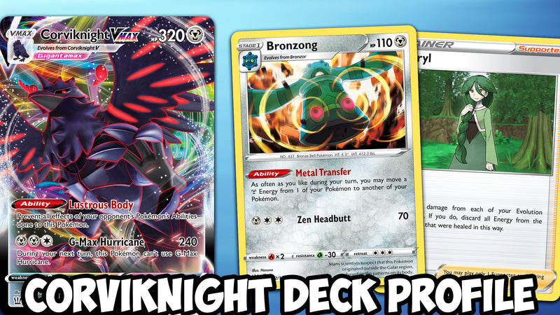 Corviknight VMAX/Bronzong Deck Profile! – Card Cavern Trading Cards, LLC