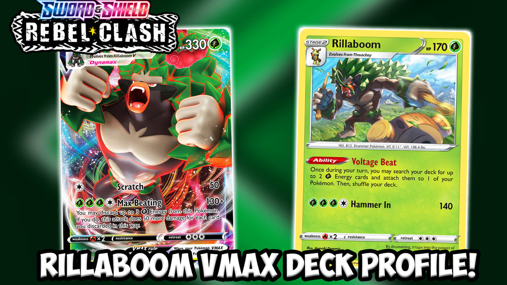 The Powerful Rillaboom VMAX! – Card Cavern Trading Cards, LLC