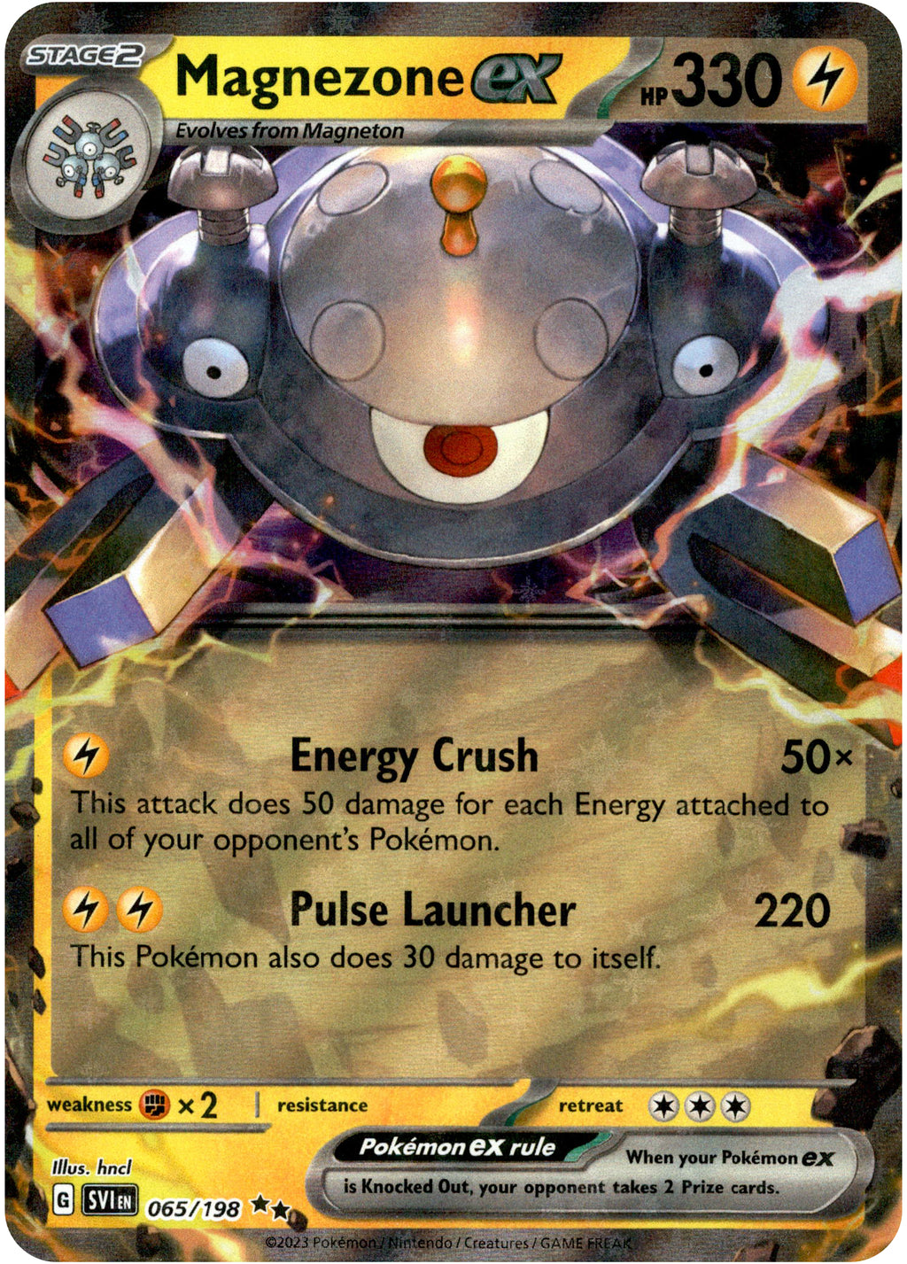 Magnezone ex - 065/198 - Scarlet & Violet - Holo – Card Cavern Trading ...