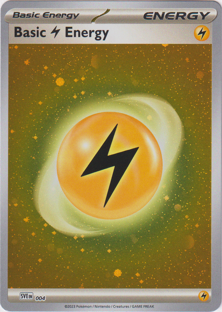 Basic Lightning Energy - 004 - Scarlet & Violet 151 - Galaxy Holo – Card Cavern Trading Cards, LLC