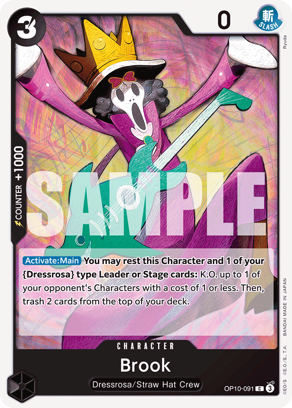 Brook - OP10-091 C - Royal Blood – Card Cavern Trading Cards, LLC