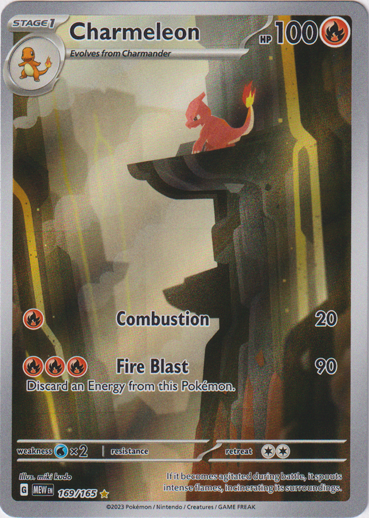 Charmeleon - 169/165 - Scarlet & Violet 151 – Card Cavern Trading Cards ...