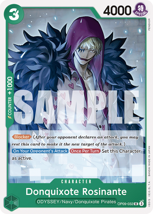 Donquixote Rosinante - OP09-032 UC - Emperors in the New World – Card Cavern Trading Cards, LLC