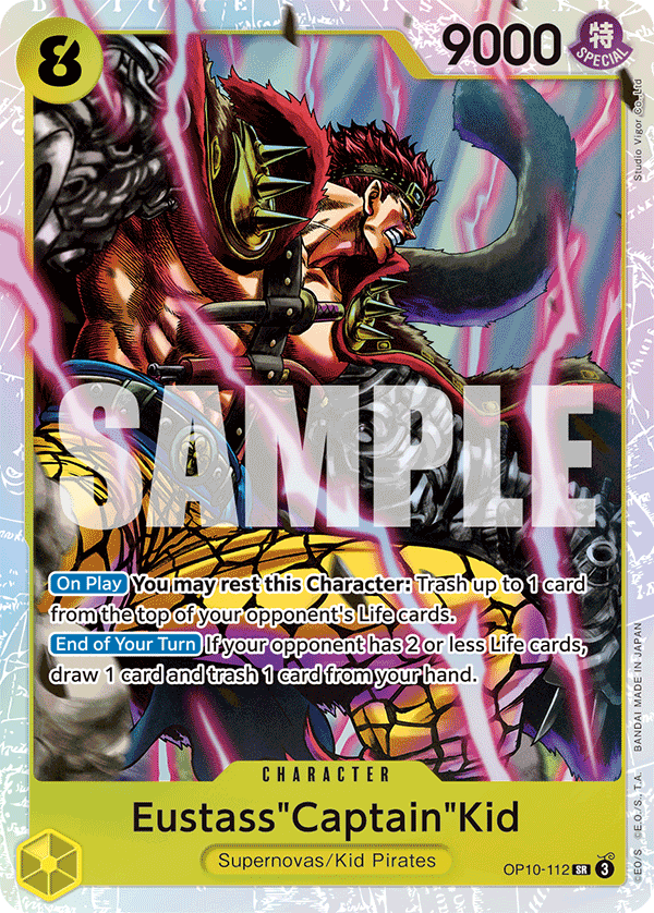 Eustass"Captain"Kid - OP10-112 SR - Royal Blood - Foil – Card Cavern ...