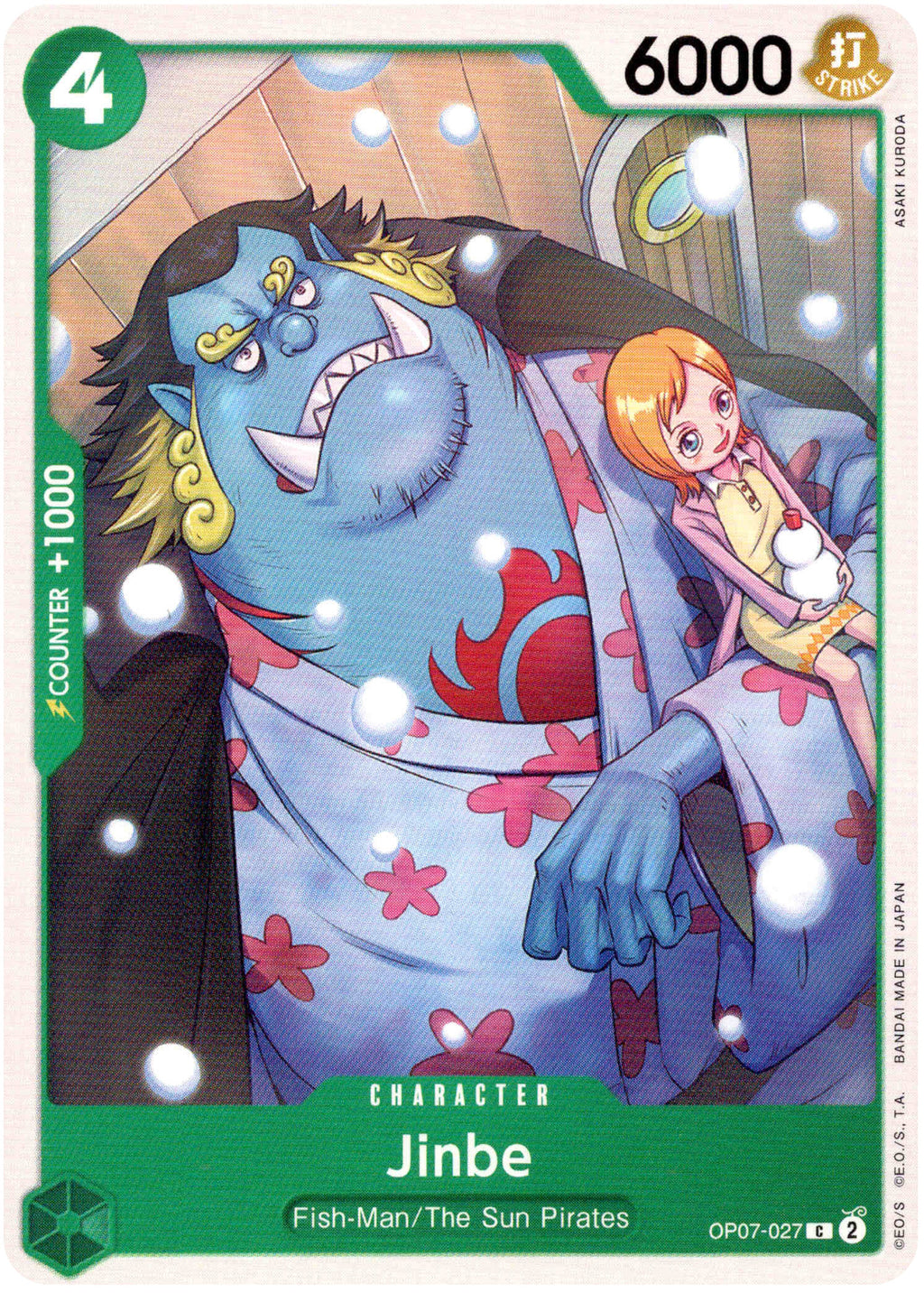 Jinbe - OP07-027C - 500 years in the Future – Card Cavern Trading Cards ...