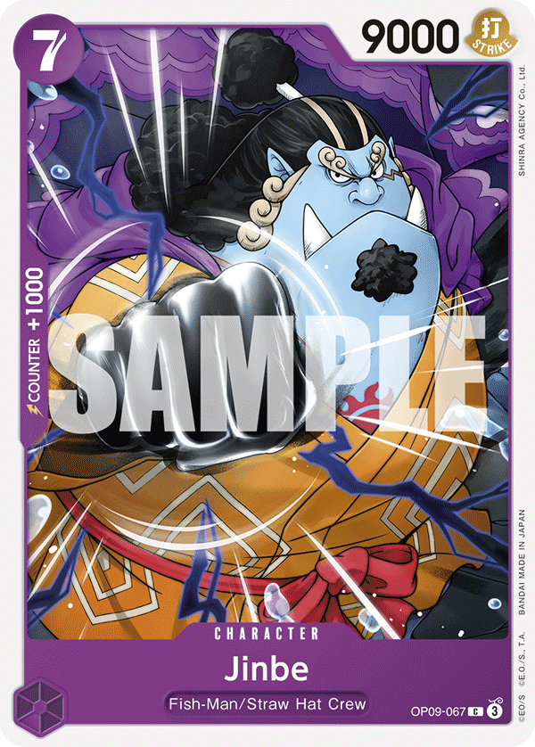 Jinbe - OP09-067 C - Emperors in the New World – Card Cavern Trading ...