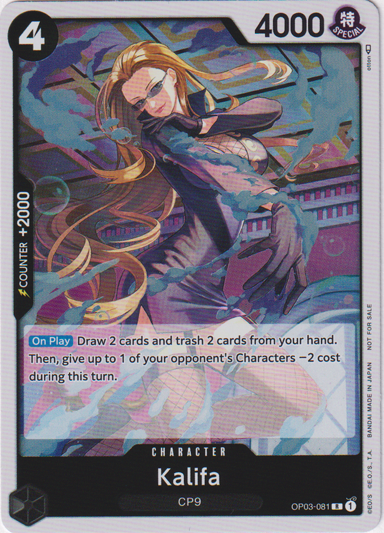 Kalifa (Dash Pack) - OP03-081 R - Pillars of Strength - Foil – Card ...