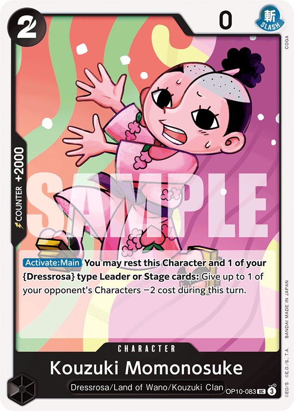 Kouzuki Momonosuke - OP10-083 UC - Royal Blood – Card Cavern Trading Cards, LLC