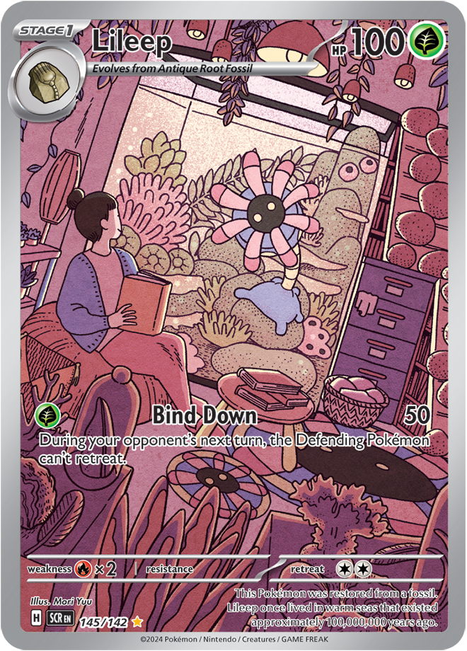 Lileep - 145/142 - Stellar Crown - Holo – Card Cavern Trading Cards, LLC