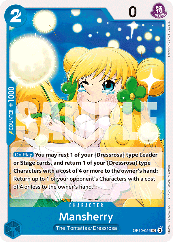 Mansherry - OP10-056 UC - Royal Blood – Card Cavern Trading Cards, LLC