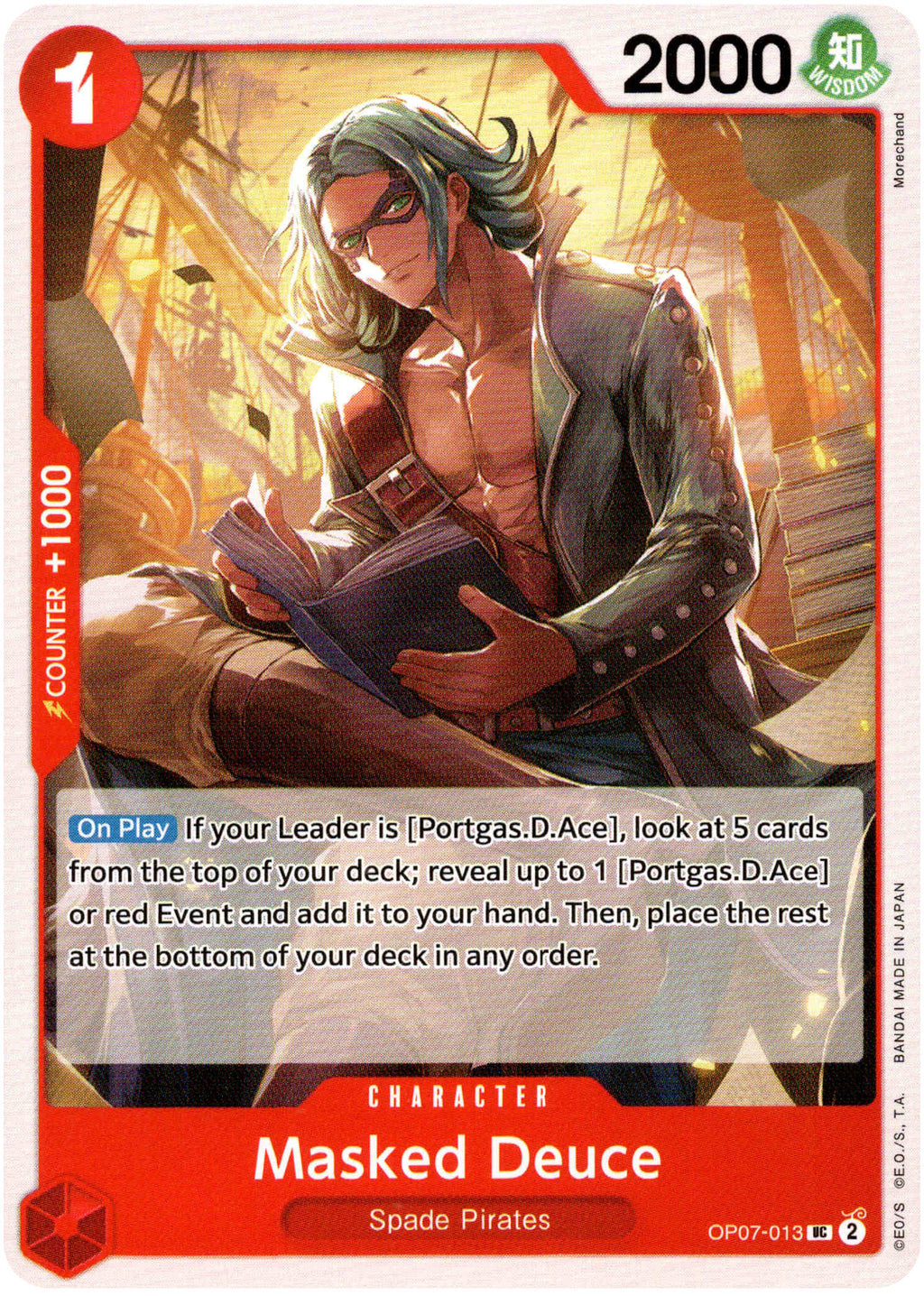 Masked Deuce - OP07-013UC - 500 years in the Future – Card Cavern ...