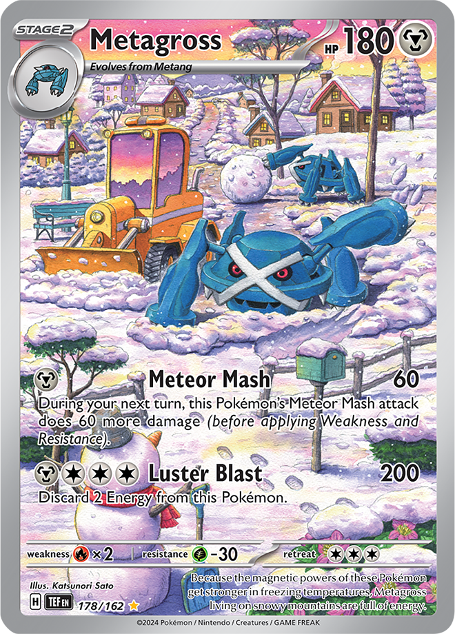 Metagross - 178/162 - Temporal Forces - Holo – Card Cavern Trading ...