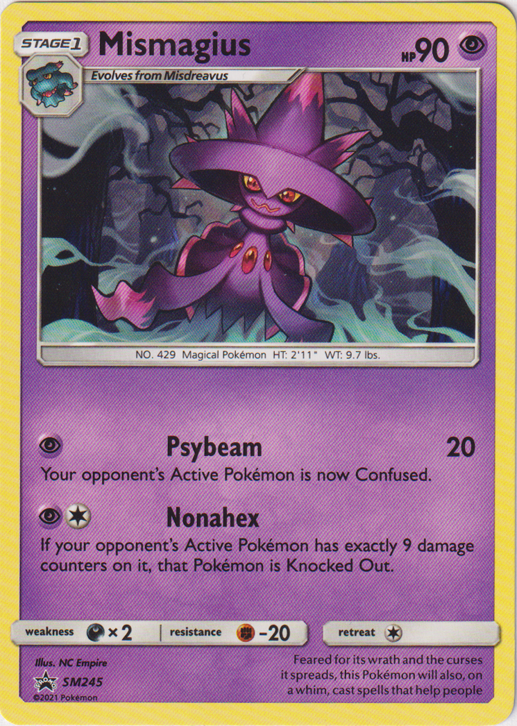 Mismagius - SM245 - Sun & Moon Promo – Card Cavern Trading Cards, LLC