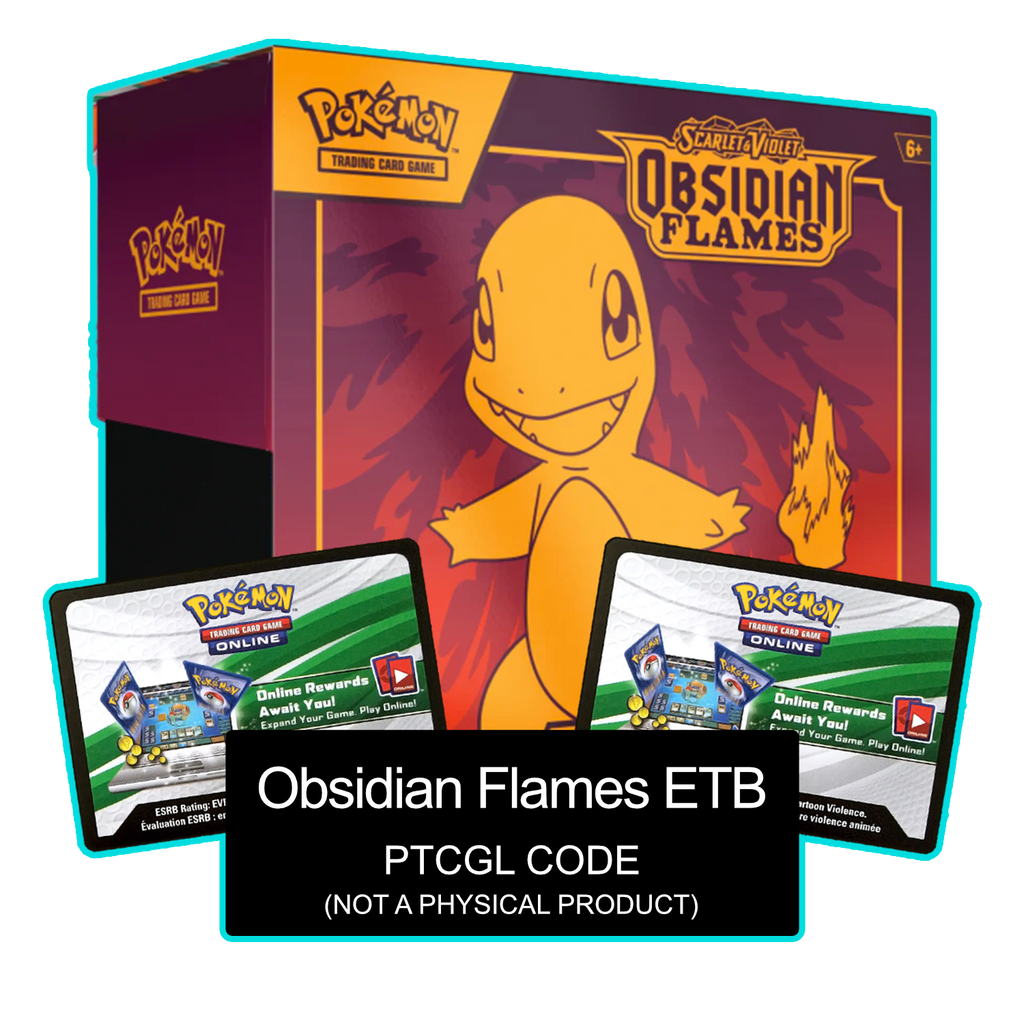 Obsidian Flames ETB - PTCGL Code – Card Cavern Trading Cards, LLC