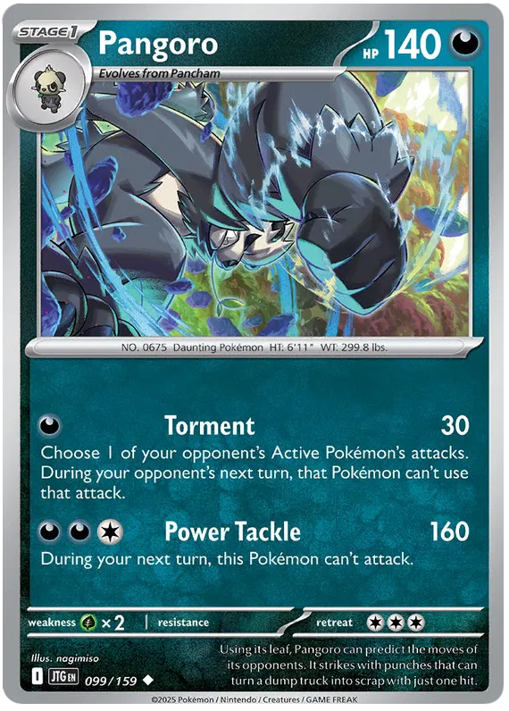 Pangoro - 099/159 - Journey Together – Card Cavern Trading Cards, LLC