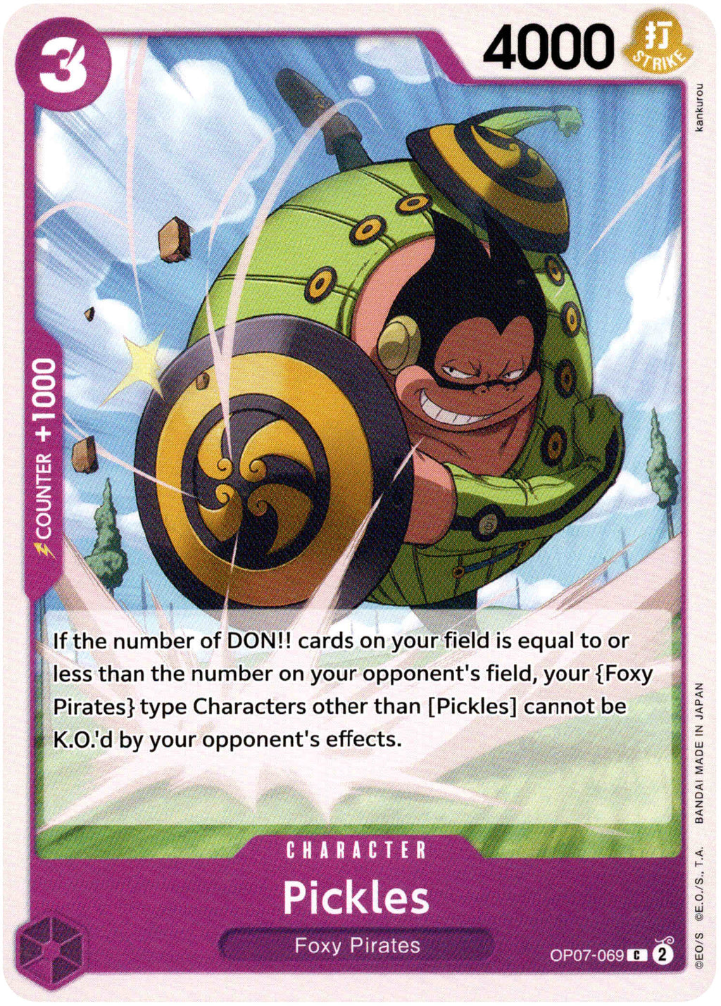 Pickles - OP07-069C - 500 years in the Future – Card Cavern Trading ...