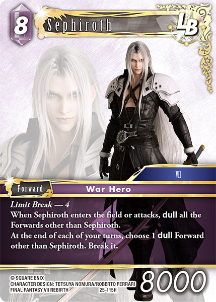 Sephiroth LB - 25-115H - Tears of the Planet – Card Cavern Trading ...