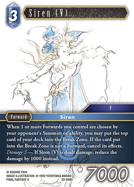 Siren (V) - 22-098H - Hidden Hope – Card Cavern Trading Cards, LLC