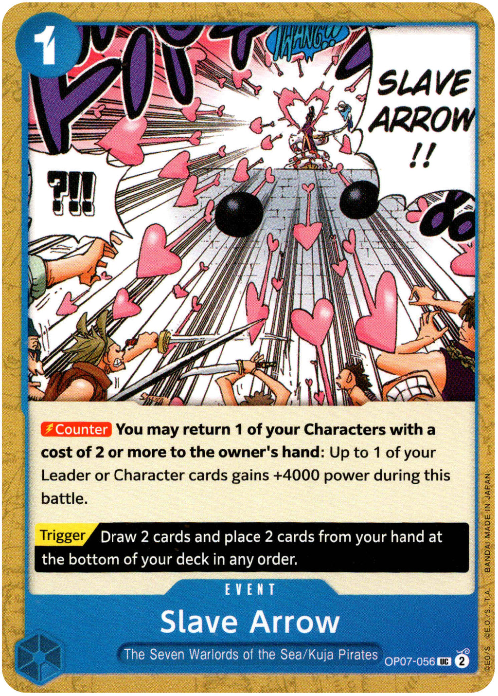 Slave Arrow - OP07-056UC - 500 years in the Future – Card Cavern ...