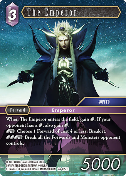 The Emperor - 24-077H - Hidden Legends – Card Cavern Trading Cards, LLC
