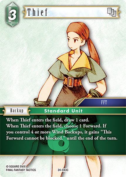 Thief - 24-043C - Hidden Legends – Card Cavern Trading Cards, LLC