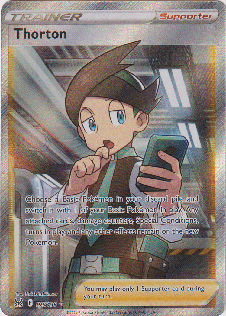 Thorton Full Art - 195/196 - Lost Origin – Card Cavern Trading Cards, LLC