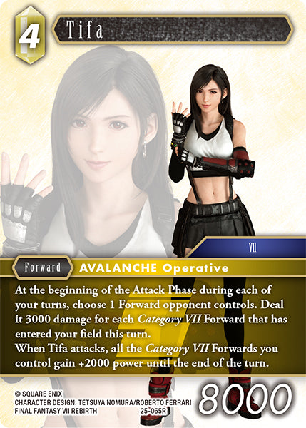 Tifa - 25-065R - Tears of the Planet – Card Cavern Trading Cards, LLC