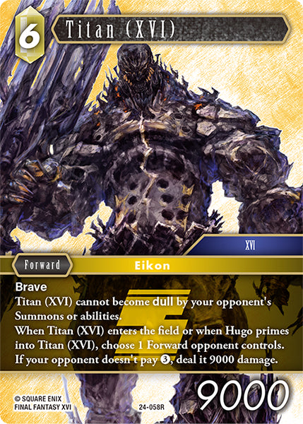 Titan (XVI) - 24-058R - Hidden Legends – Card Cavern Trading Cards, LLC
