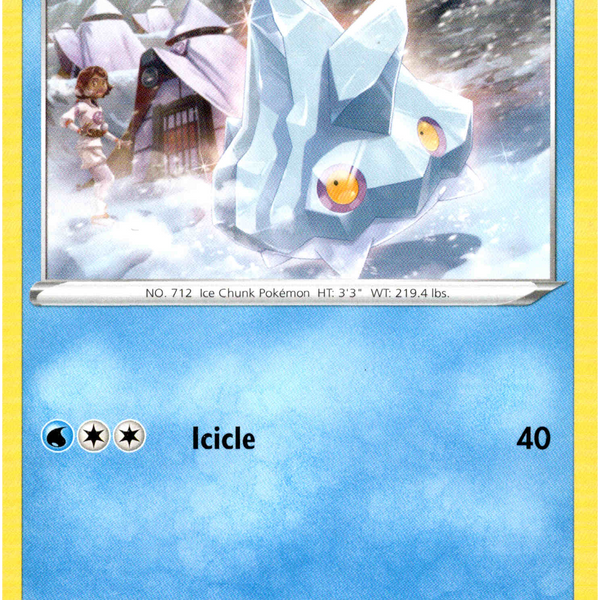 Bergmite Evolution Card