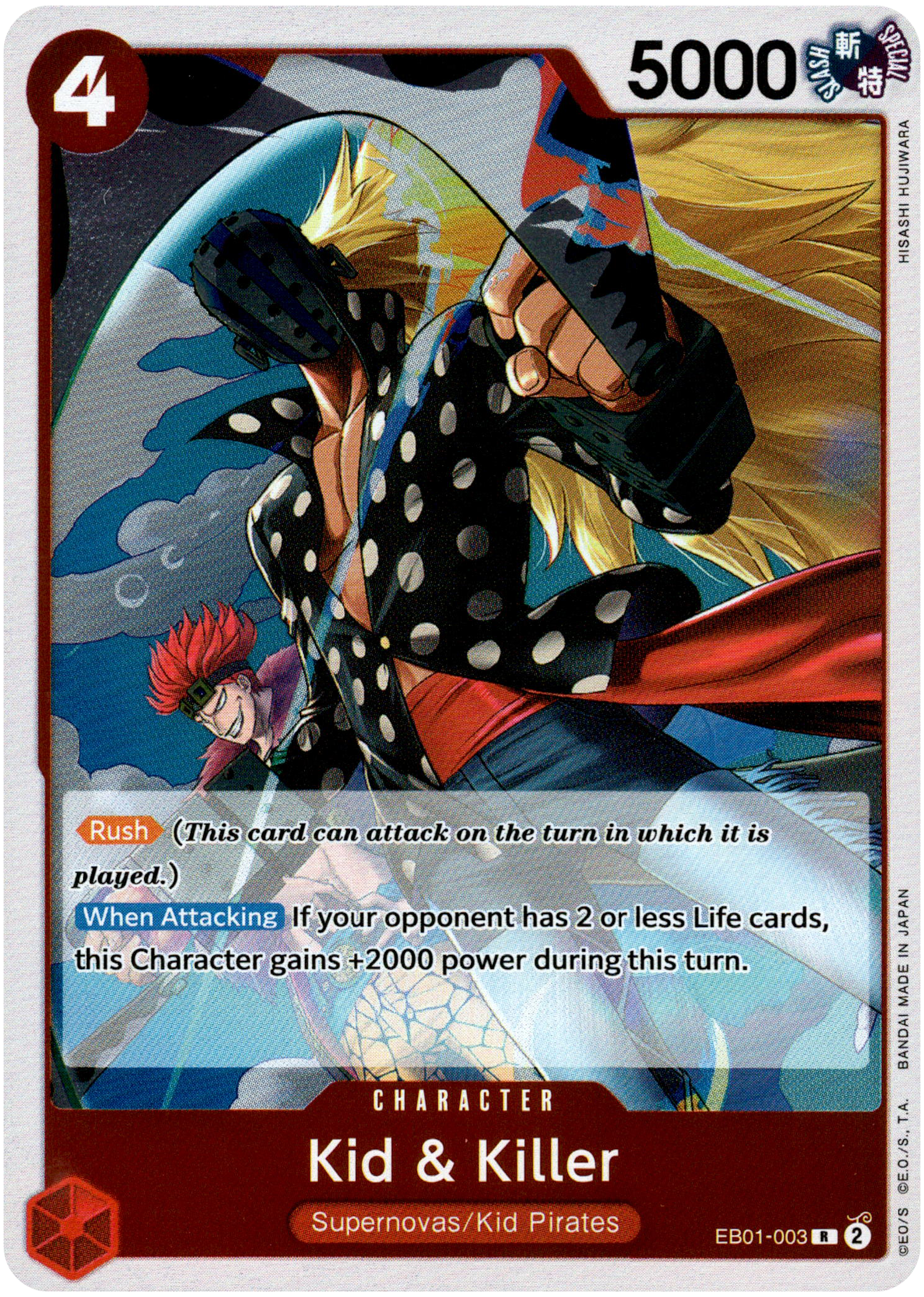 Kid & Killer - EB01-003R - Memorial Collection - Foil – Card Cavern ...