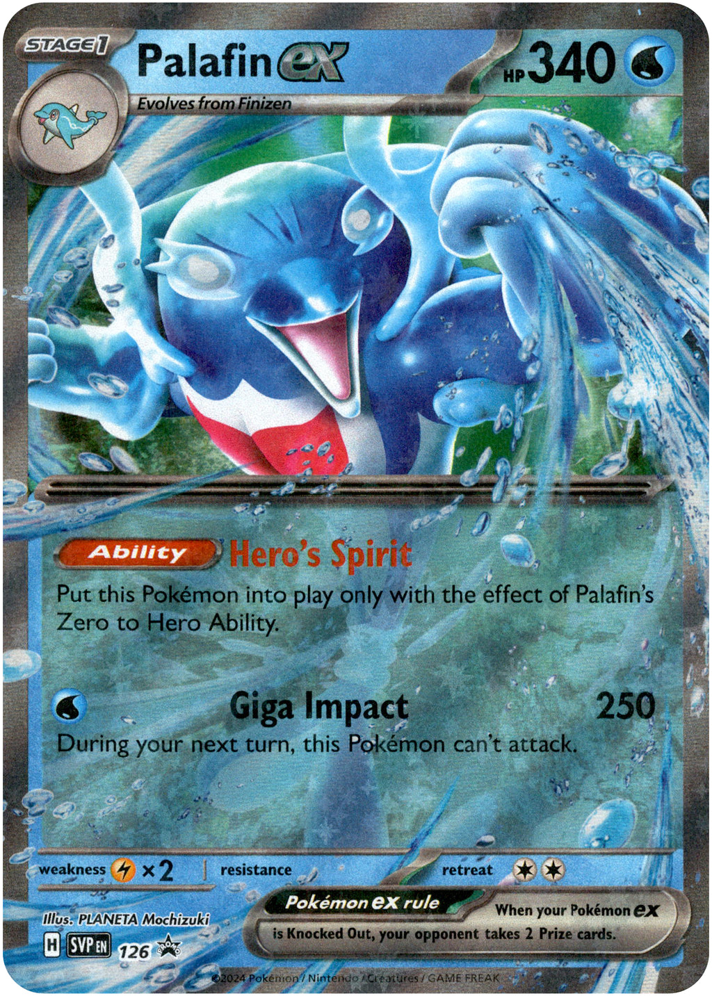 Palafin ex - SVP126 - Promo – Card Cavern Trading Cards, LLC