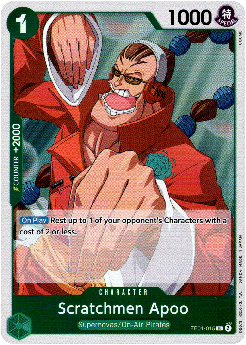 Scratchmen Apoo - EB01-015R - Memorial Collection - Foil – Card Cavern ...
