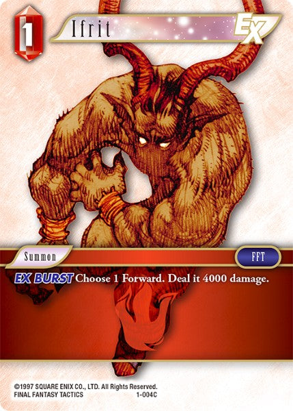 Ifrit - 1-004C – Card Cavern Trading Cards, LLC
