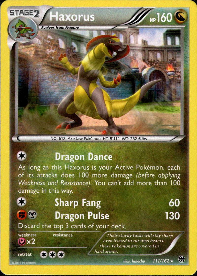 Haxorus Ex Card