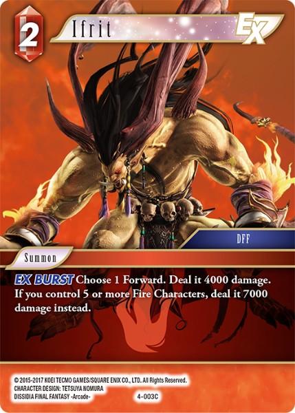 Ifrit - 4-003C - Opus IV – Card Cavern Trading Cards, LLC