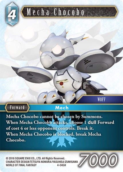 Mecha Chocobo - 4-045H - Opus IV - Foil – Card Cavern Trading Cards, LLC