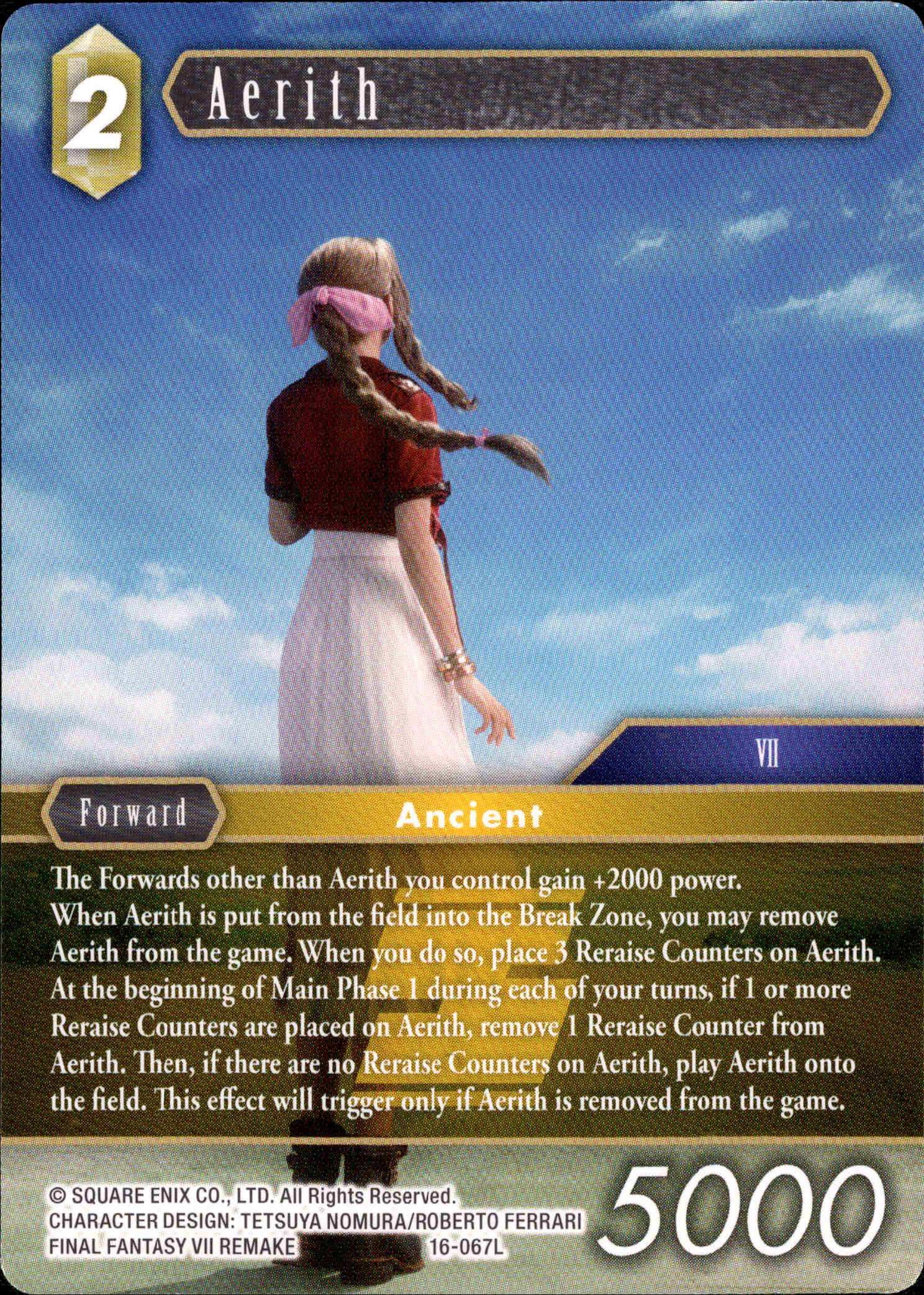 Aerith - 16-067L - Emissaries of Light – Card Cavern Trading Cards, LLC