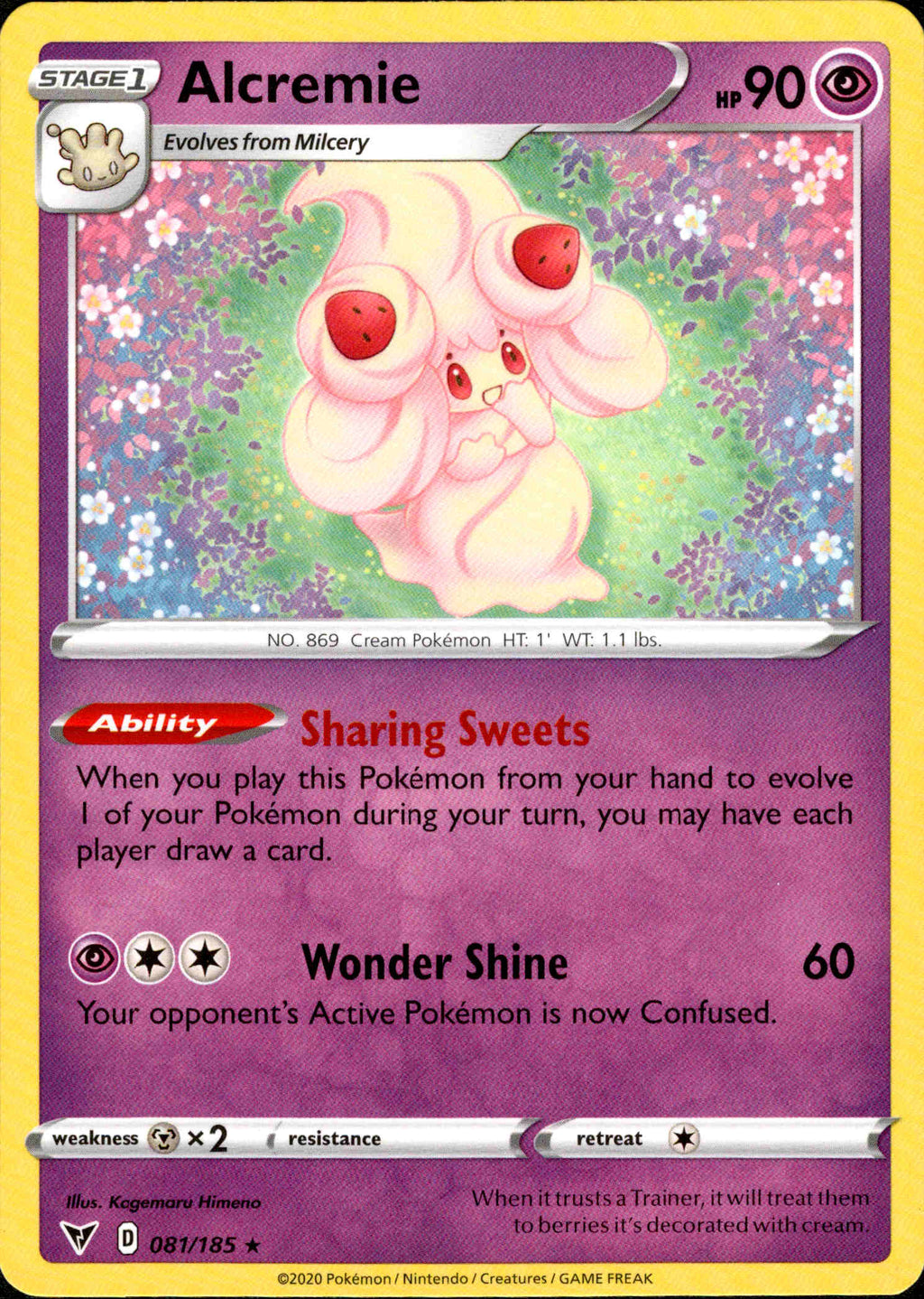 Alcremie - 081/185 - Vivid Voltage – Card Cavern Trading Cards, LLC