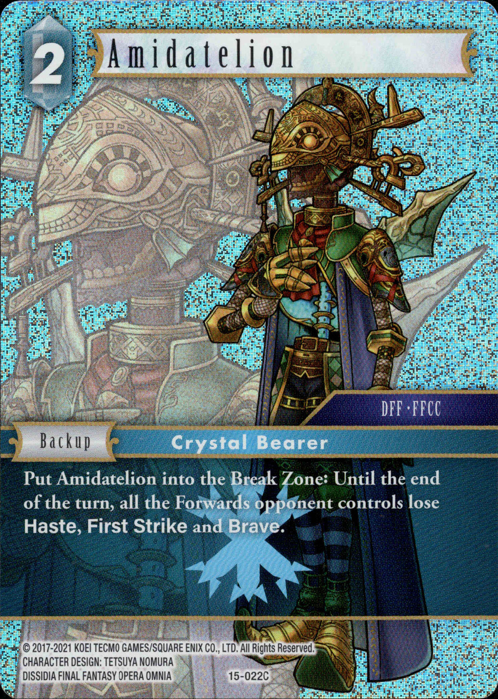 Amidatelion - 15-022C - Crystal Dominion - Foil – Card Cavern Trading ...