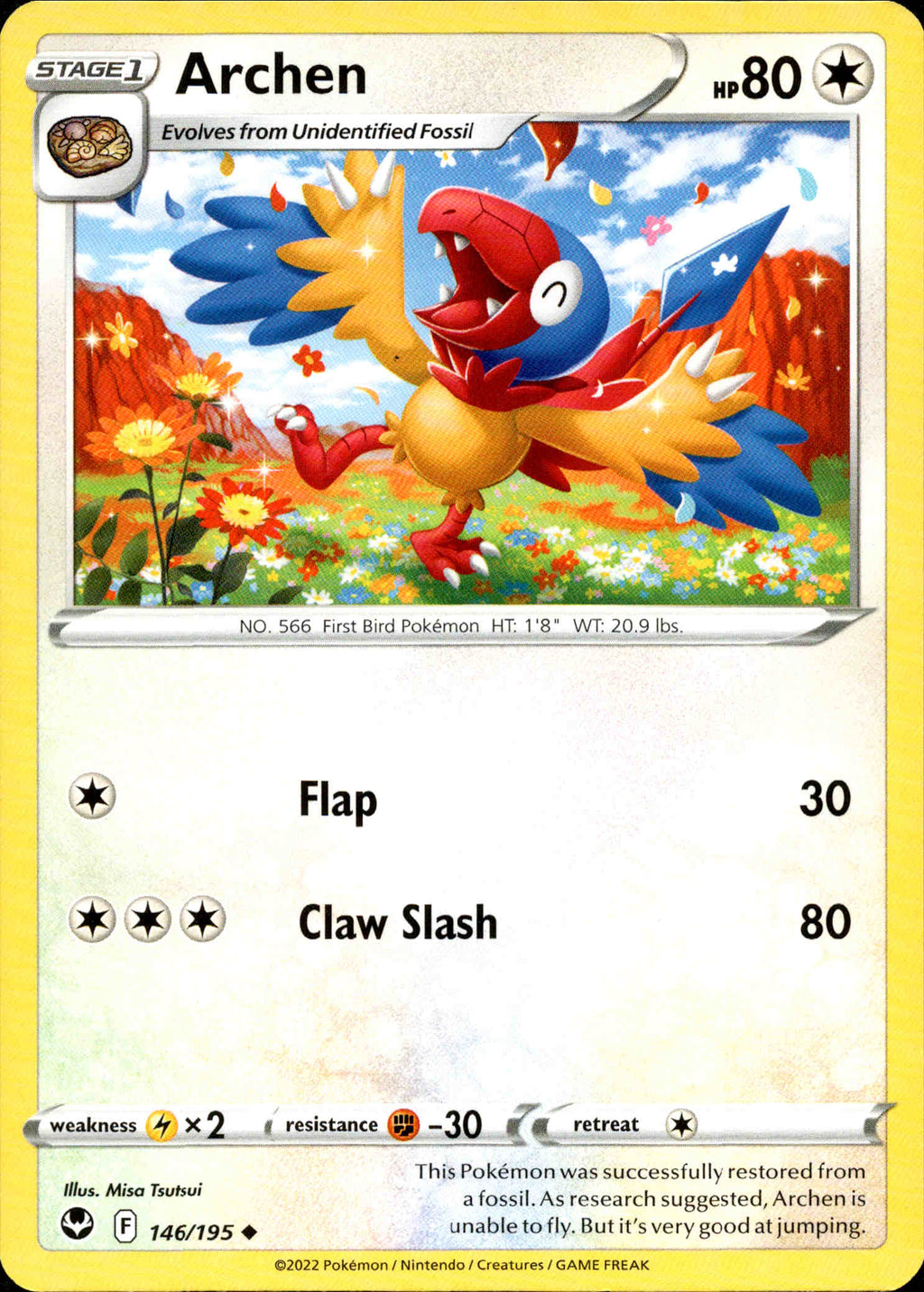 Archen - 146/195 - Silver Tempest – Card Cavern Trading Cards, LLC