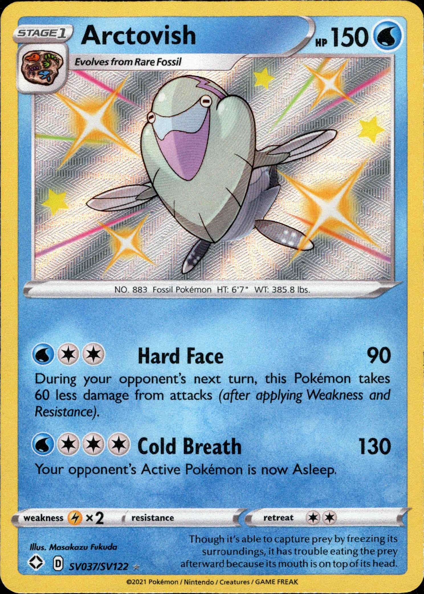 Arctovish - SV037/SV122 - Shining Fates - Holo – Card Cavern Trading ...