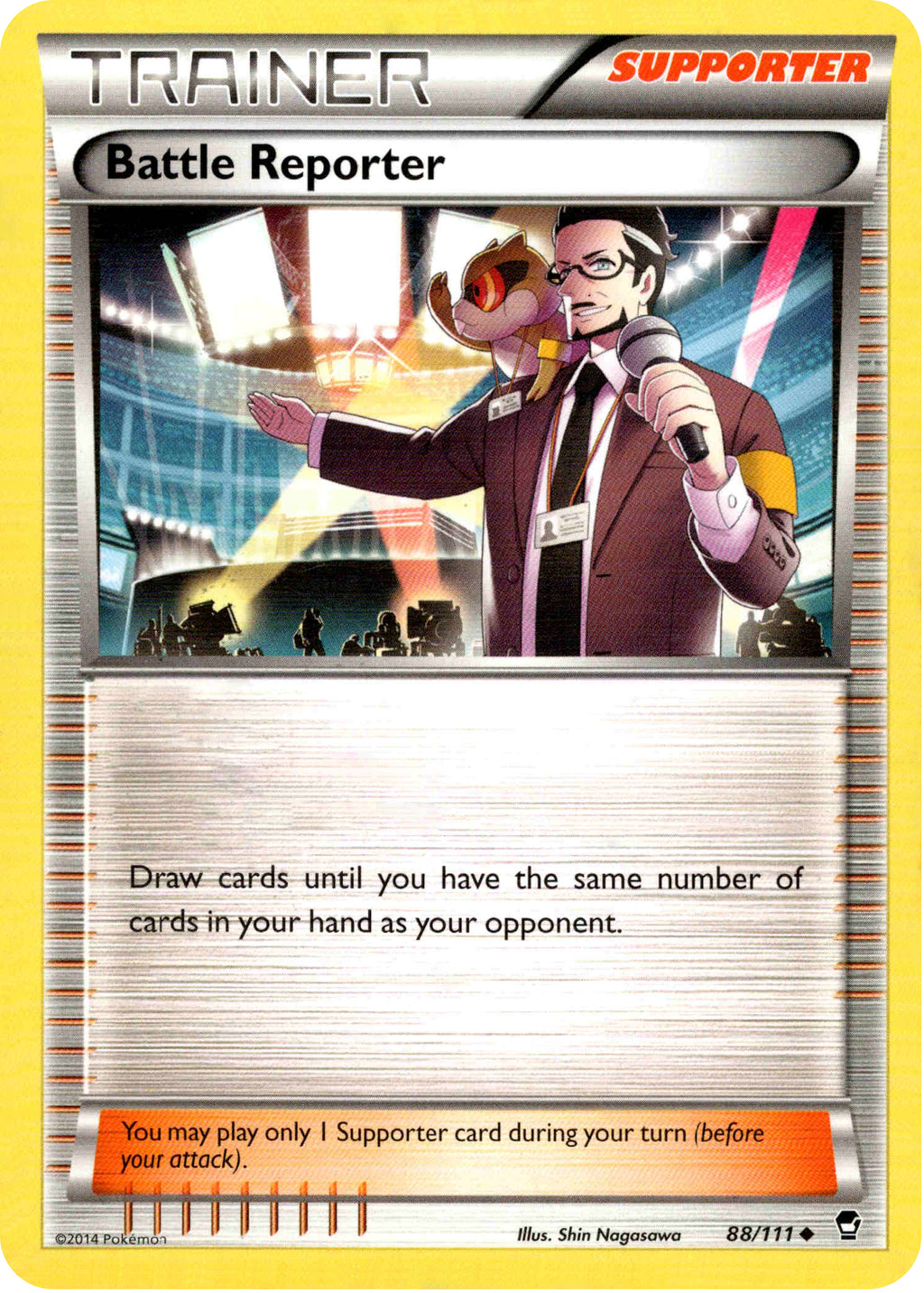 Battle Reporter - 88/111 - Furious Fists – Card Cavern Trading Cards, LLC