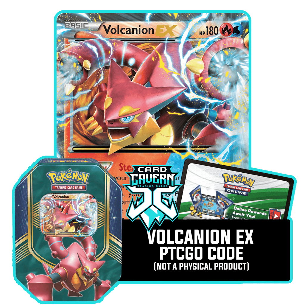 Battle Heart Tin: Volcanion EX - Mountain's Fury deck - PTCGO Code ...