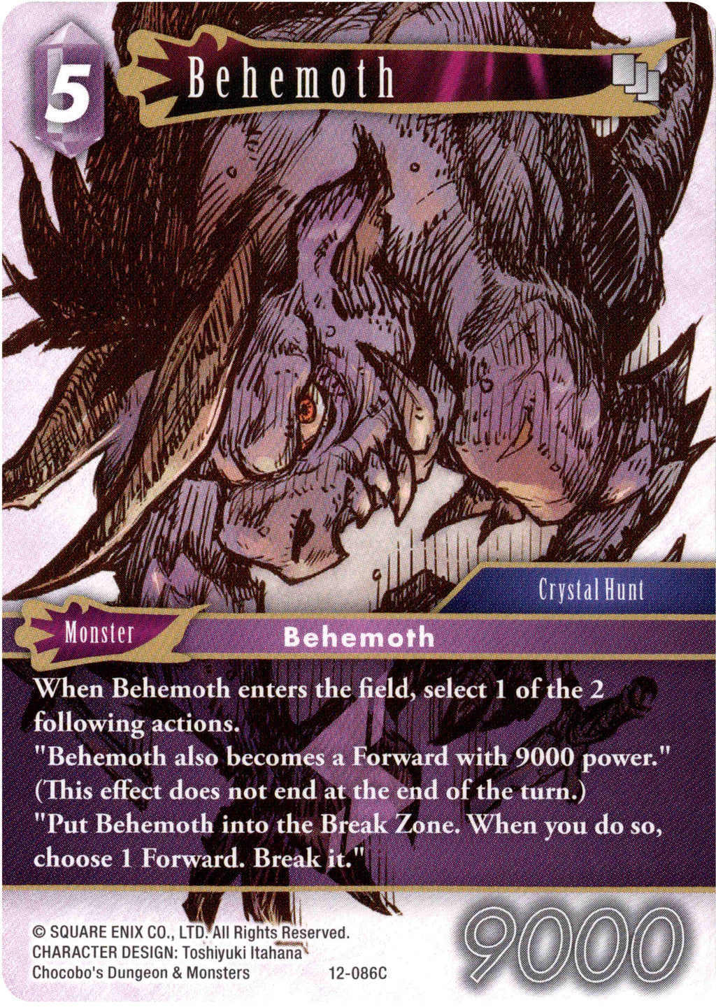 Behemoth - 12-086C - Opus XII – Card Cavern Trading Cards, LLC