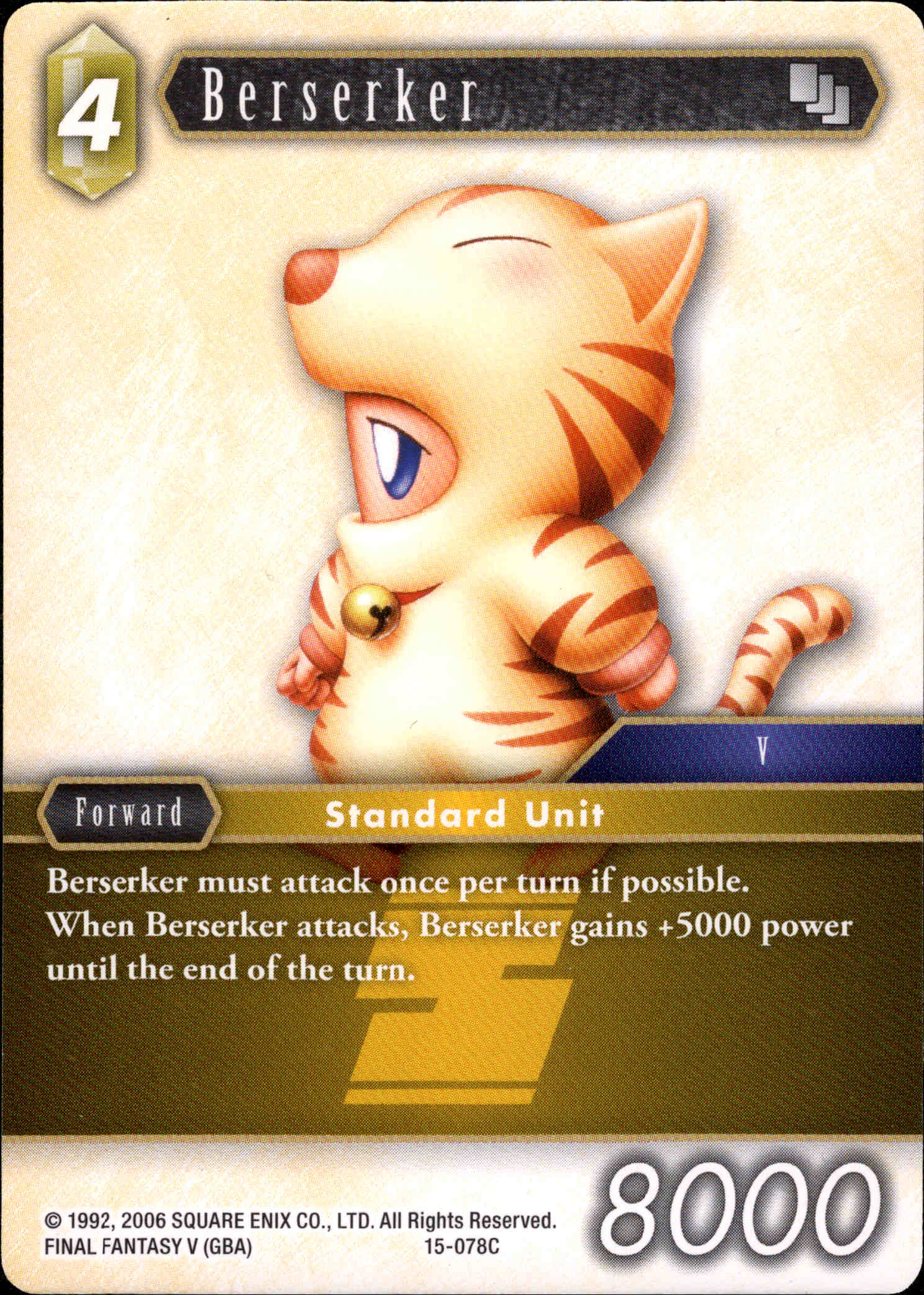Berserker - 15-078C - Crystal Dominion – Card Cavern Trading Cards, LLC